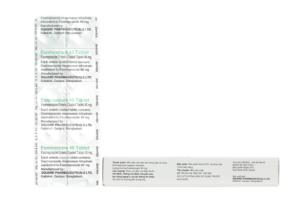 Esomaxcare 40mg hộp 30 viên | Medigo