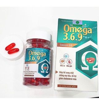 Bổ sung chất chống oxy hóa, giảm cholesterol máu Medstand Omega 3.6.9 ...