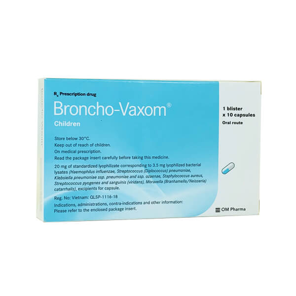 Broncho-Vaxom Children hộp 10 viên | Medigo