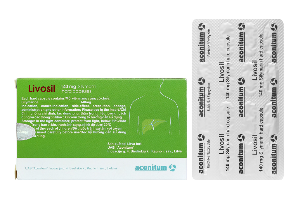 Livosil 140mg hộp 120 viên | Medigo
