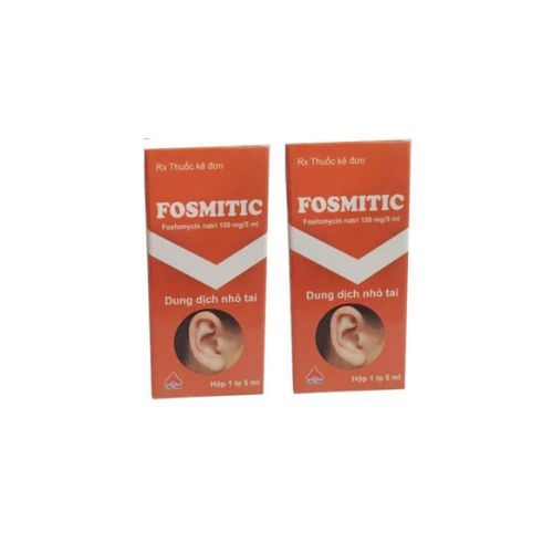 Thuốc nhỏ tai Fosmitic hộp 1 chai 5ml