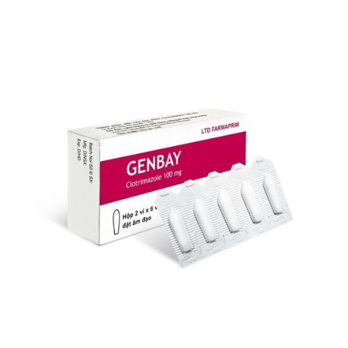 Thuốc đặt phụ khoa Genbay hộp 12 viên