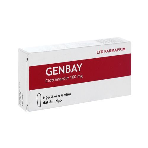 Thuốc đặt phụ khoa Genbay hộp 12 viên