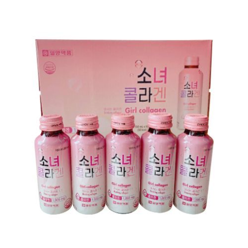 Nước uống bổ sung Collagen Girl Collagen 1000 hộp 10 chai x 100ml