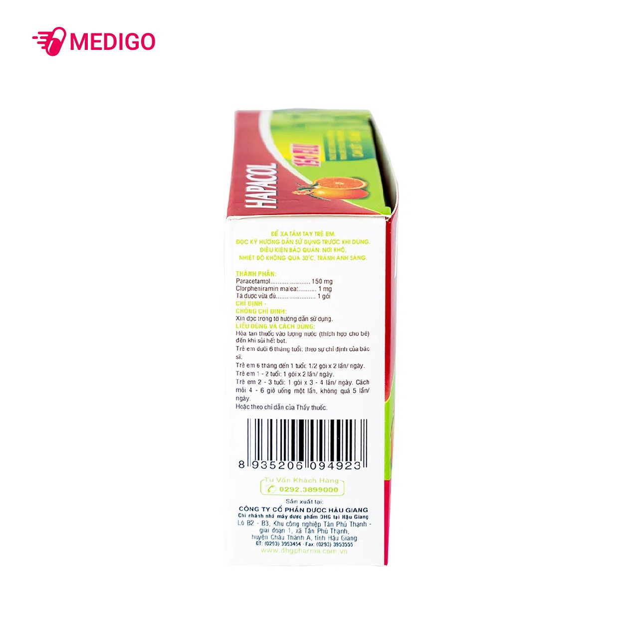 Thuốc giảm đau, hạ sốt Hapacol 150 Flu hộp 24 gói