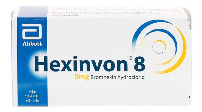 Thuốc điều trị bệnh đường hô hấp Hexinvon 8 Abbott hộp 10 vỉ x 10 viên ...