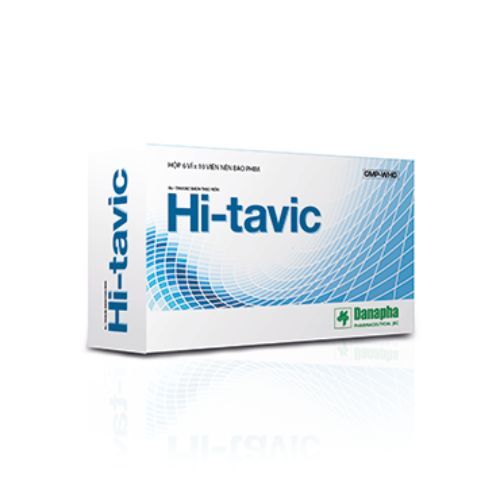 Thuốc giảm đau Hi-Tavic Danapha hộp 6 vỉ x 10 viên