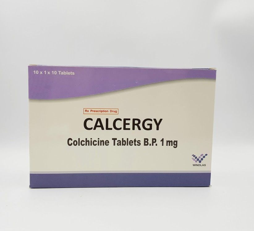 Thuốc trị gout CALCERGY hộp lớn x 10 hộp nhỏ x 1 vỉ x 10 viên | Medigo