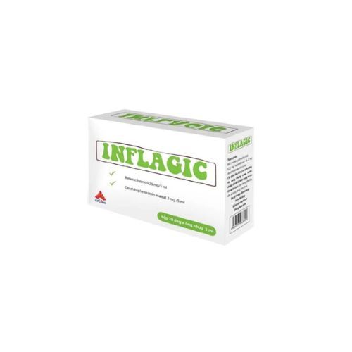 Thuốc chống viêm, chống dị ứng Inflagic hộp 20 ống x 5ml | Medigo