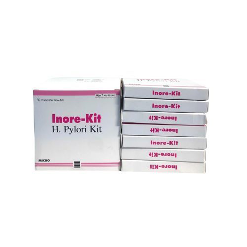 Thuốc điều trị viêm loét dạ dày tá tràng Inorre-Kit H. Pylori Kit hộp 7 ...