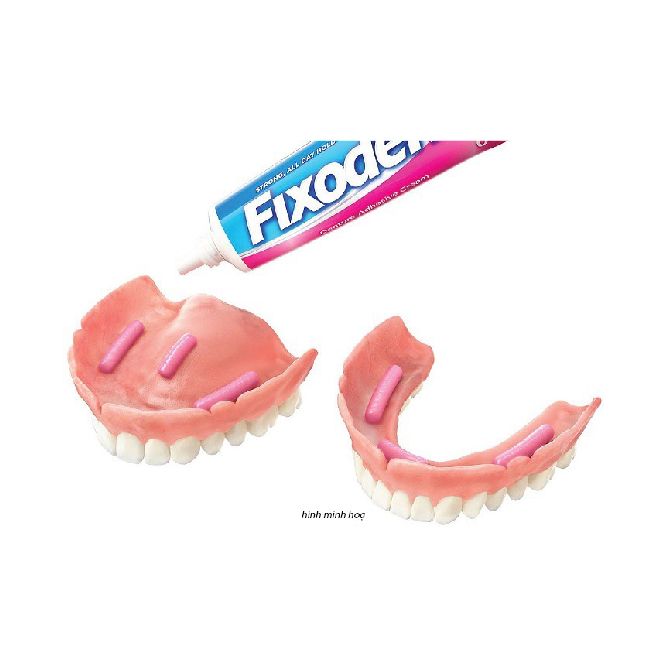 Keo dán hàm răng giả Fixodent Original hộp 1 tuýp 68g