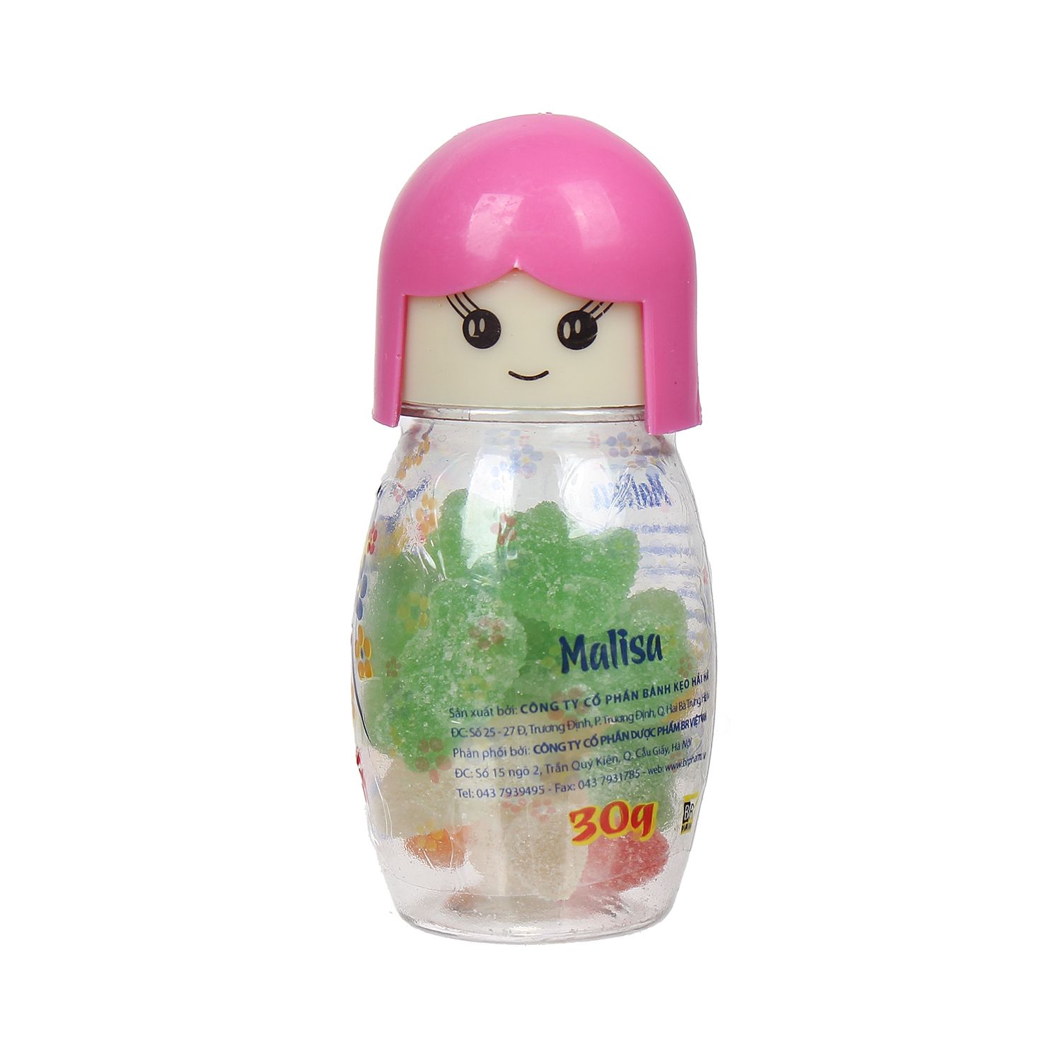 Kẹo dẻo bổ sung Aquamin Cô Gái Malisa lọ 30g