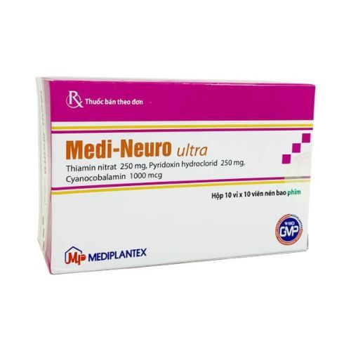 Thuốc điều trị rối loạn thần kinh Medi-Neuro forte hộp 100 viên