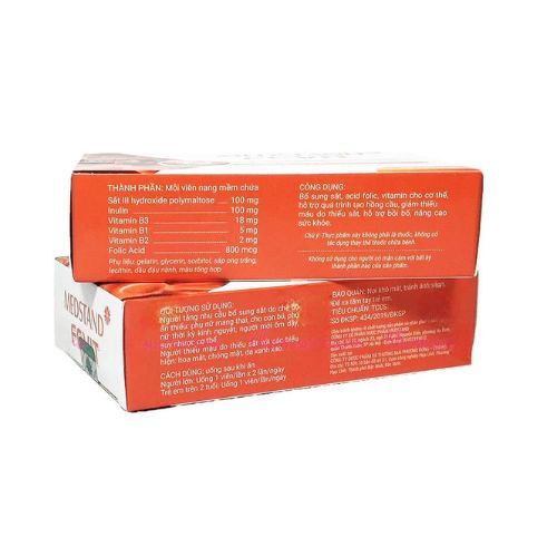 Viên uống bổ sung sắt MEDSTAND FEVIT hộp 3 vỉ x 10 viên