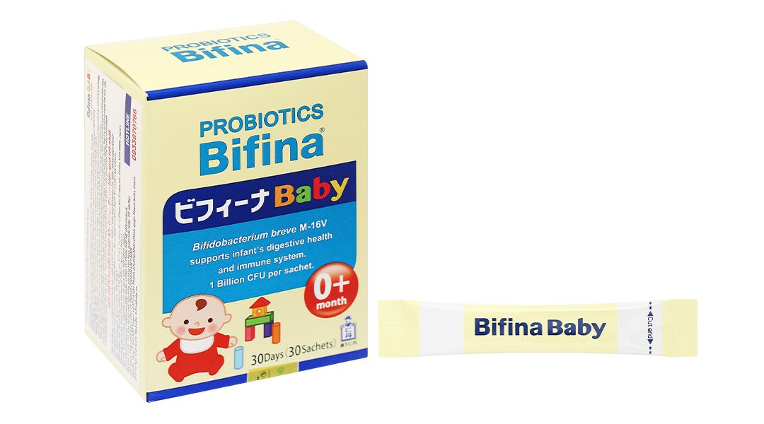 Men vi sinh Bifina Baby hộp 30 gói x 10ml | Medigo