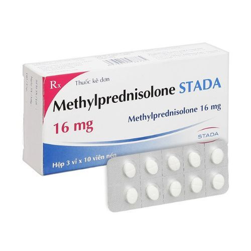 Thuốc kháng viêm Methylprednisolon 16mg STADA hộp 3 vỉ x 10 viên