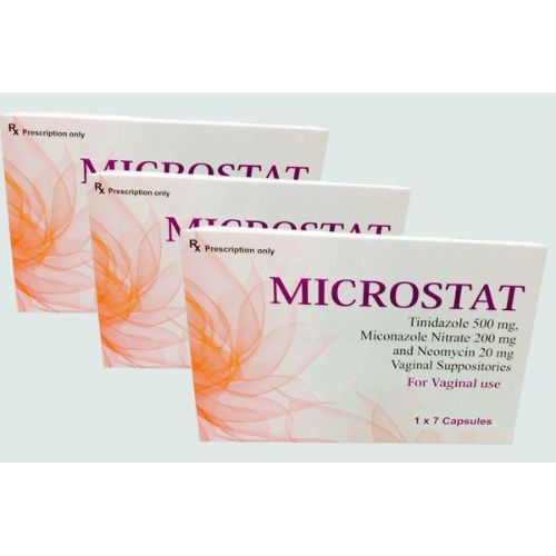 Viên đặt âm đạo MICROSTAT hộp 7 viên