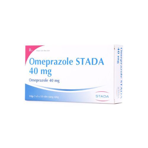 Thuốc điều trị đau đạ dày Omeprazole STADA 40mg hộp 3 vỉ x 10 viên