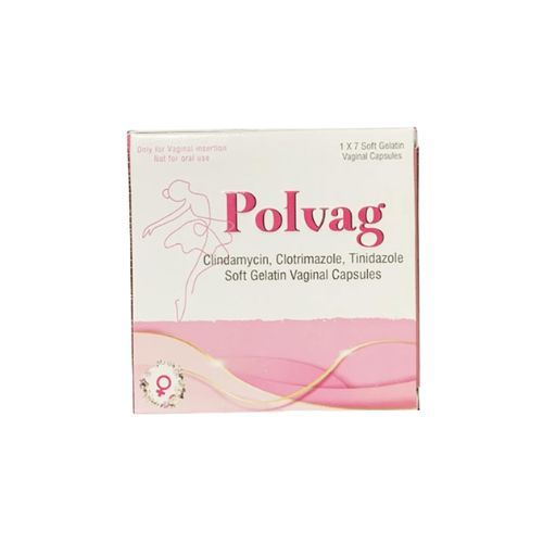 Viên đặt âm đạo Polvag hộp 1 vỉ x 7 viên