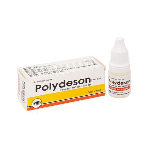 Thuốc nhỏ mắt, mũi, tai POLYDESON hộp 1 chai 5ml