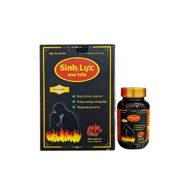Bổ thận, tăng cường sinh lực Sinh Lực Hoa Viên hộp 1 lọ 30 viên