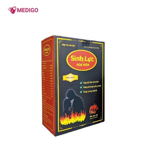 Bổ thận, tăng cường sinh lực Sinh Lực Hoa Viên hộp 1 lọ 30 viên
