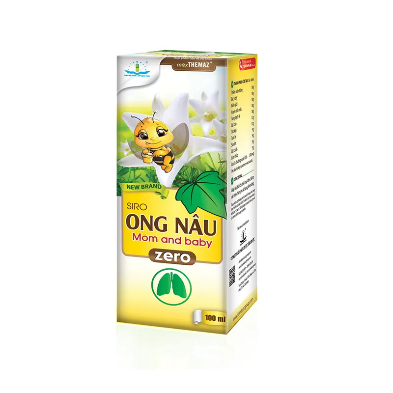Siro Ong Nâu Mom And Baby Zero hộp 1 chai 100ml | Medigo