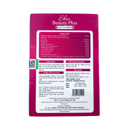 [Giảm 25k + quà tặng] Hỗ trợ làm đẹp da, sáng da Skin Beauty Plus hộp ...
