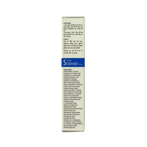 Kem bôi làm dịu da, kháng khuẩn Sodmex Plus Dermatitis hộp 1 tuýp 15g