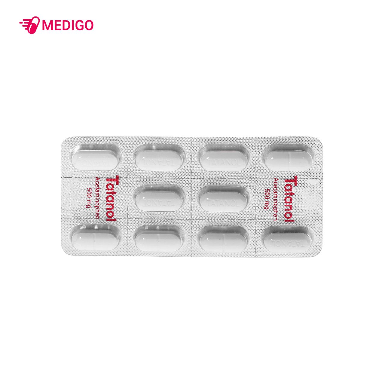 Thuốc giảm đau, hạ sốt Tatanol 500mg hộp 100 viên | Medigo