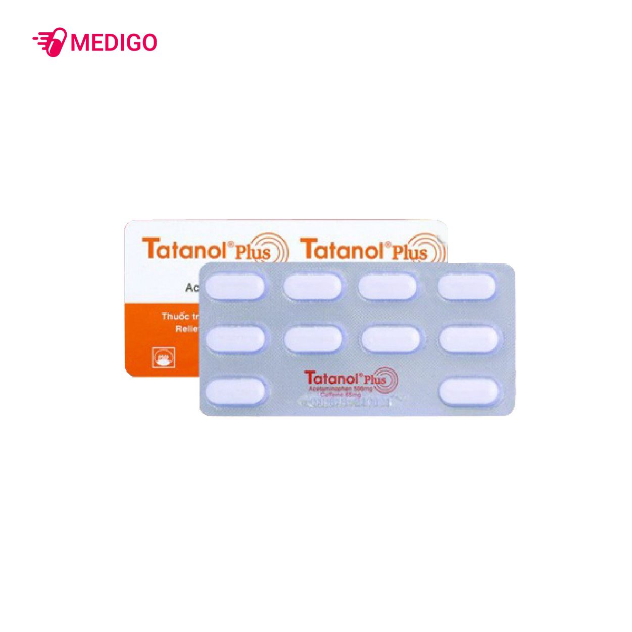Thuốc giảm đau, hạ sốt Tatanol Plus hộp 100 viên
