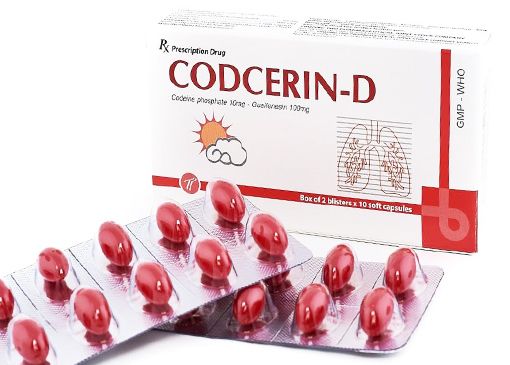 Thuốc trị ho CODCERIN D hộp 2 vỉ x 10 viên nang mềm | Medigo