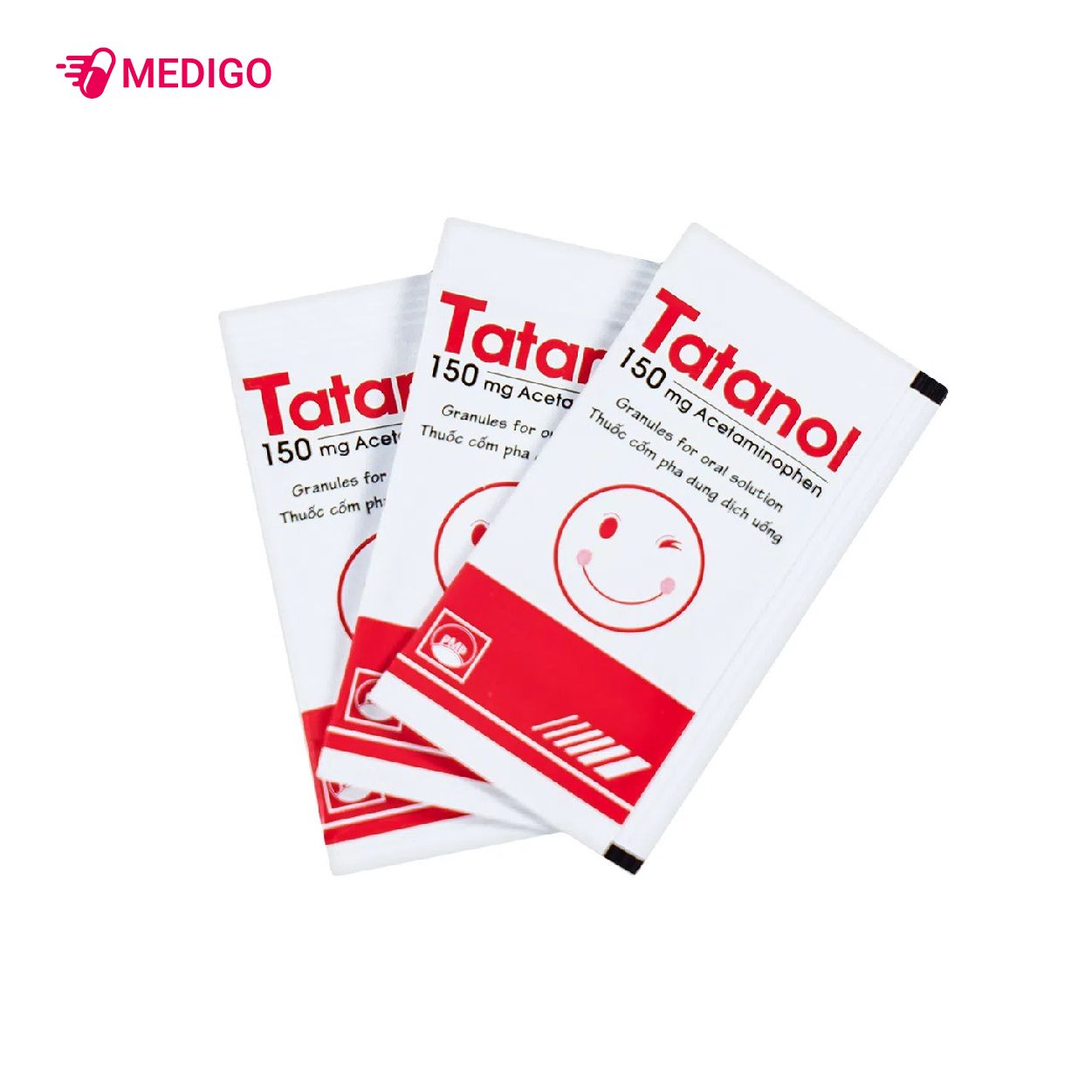 Thuốc giảm đau, hạ sốt Tatanol 150mg hộp 25 gói x 0,9g