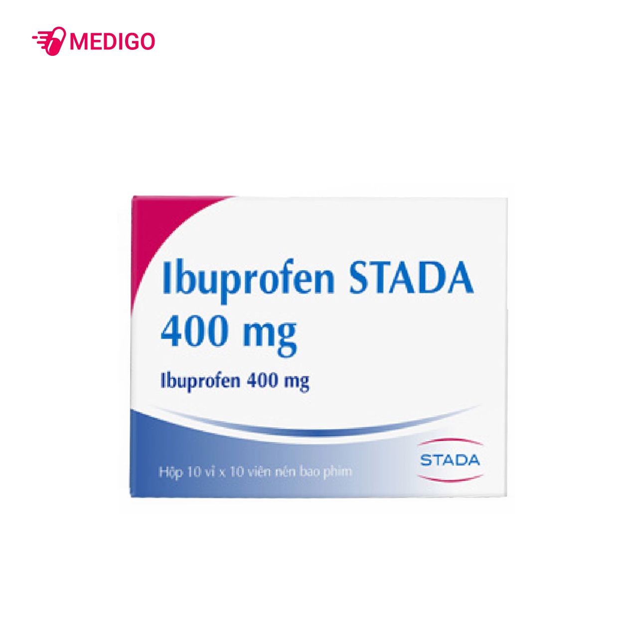 Thu c Gi m au H S t Kh ng Vi m Ibuprofen 400mg Stada H p 10 V X 10 Thu c Gi m au H S t Kh ng Vi m Ibuprofen 400mg Stada H p 10 V X 10