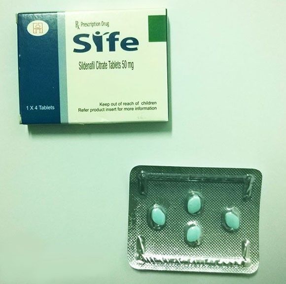 Thuốc trị rối loạn cương dương SIFE - 50 hộp 1 vỉ x 4 viên