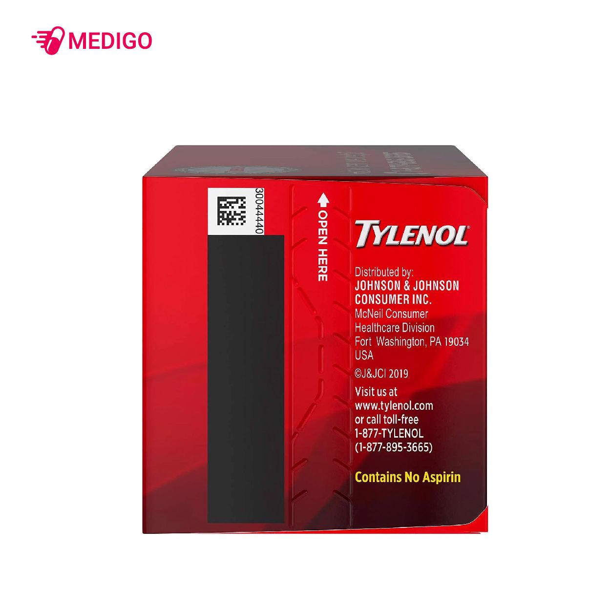 Thuốc giảm đau, hạ sốt Tylenol Extra Strength 500mg hộp 225 viên | Medigo