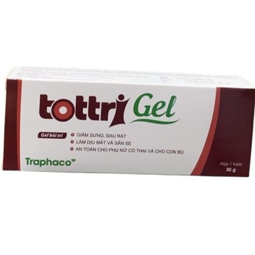 Gel bôi trĩ Tottri Gel hộp 1 tuýp 30g