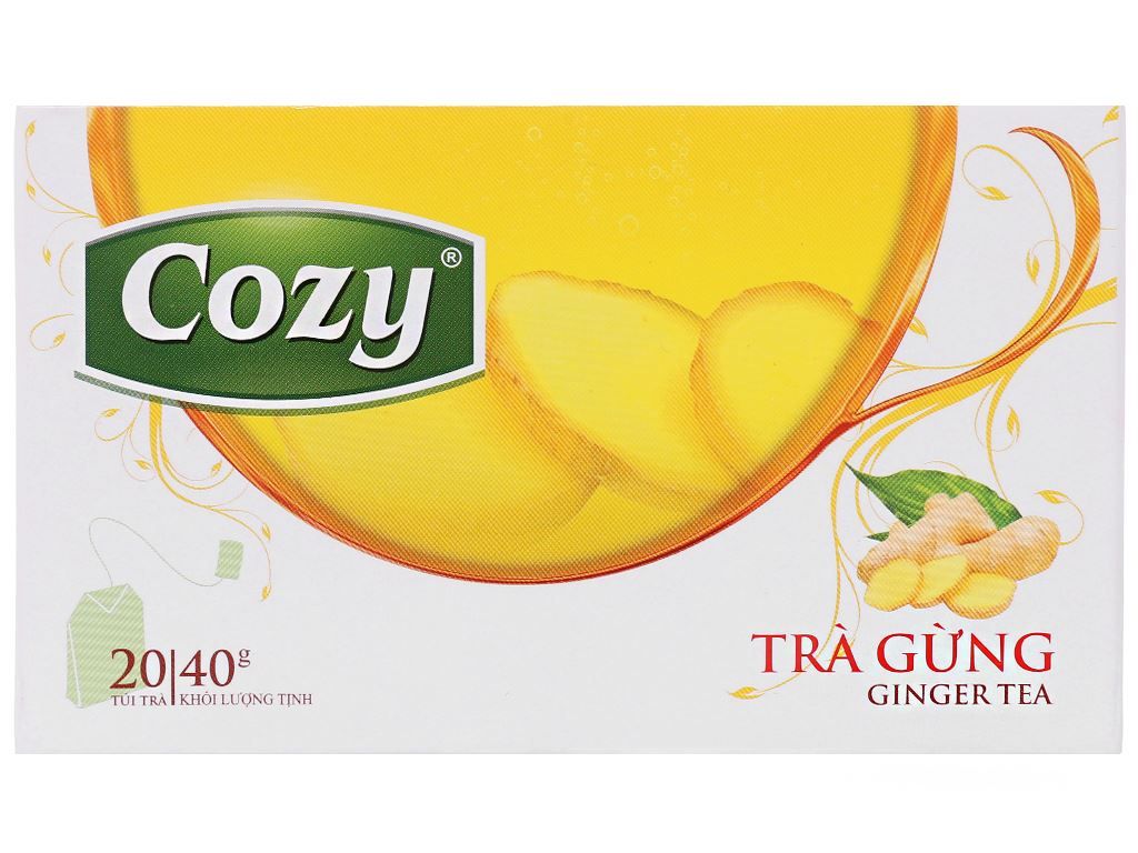 Trà Gừng Cozy (Ginger Tea) hộp 20 túi x 2g