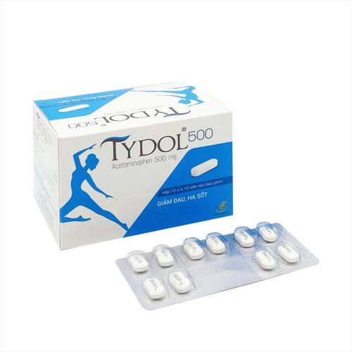 Thuốc giảm đau, hạ sốt Tydol 500 hộp 100 viên | Medigo