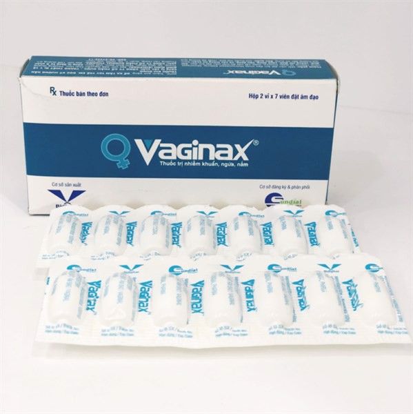 Thuốc trị nhiễm khuẩn, nấm, ngứa Vaginax hộp 14 viên | Medigo