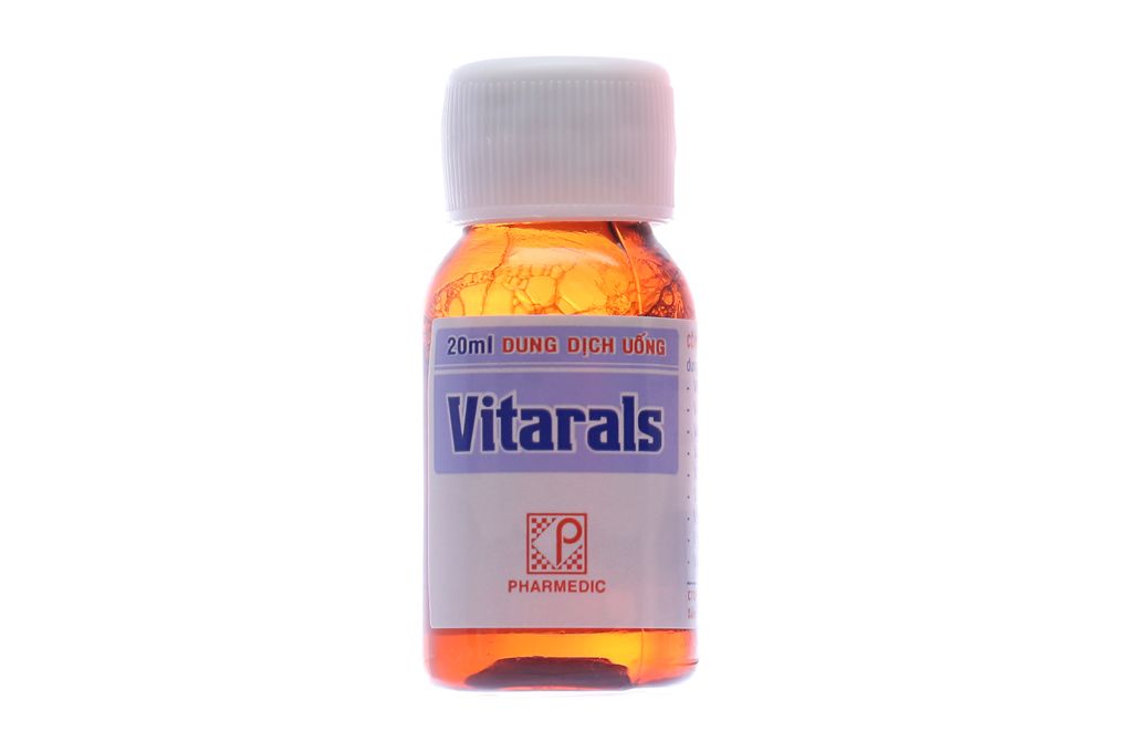 Siro bổ sung vitamin, khoáng chất cho trẻ em Vitarals chai 20ml | Medigo