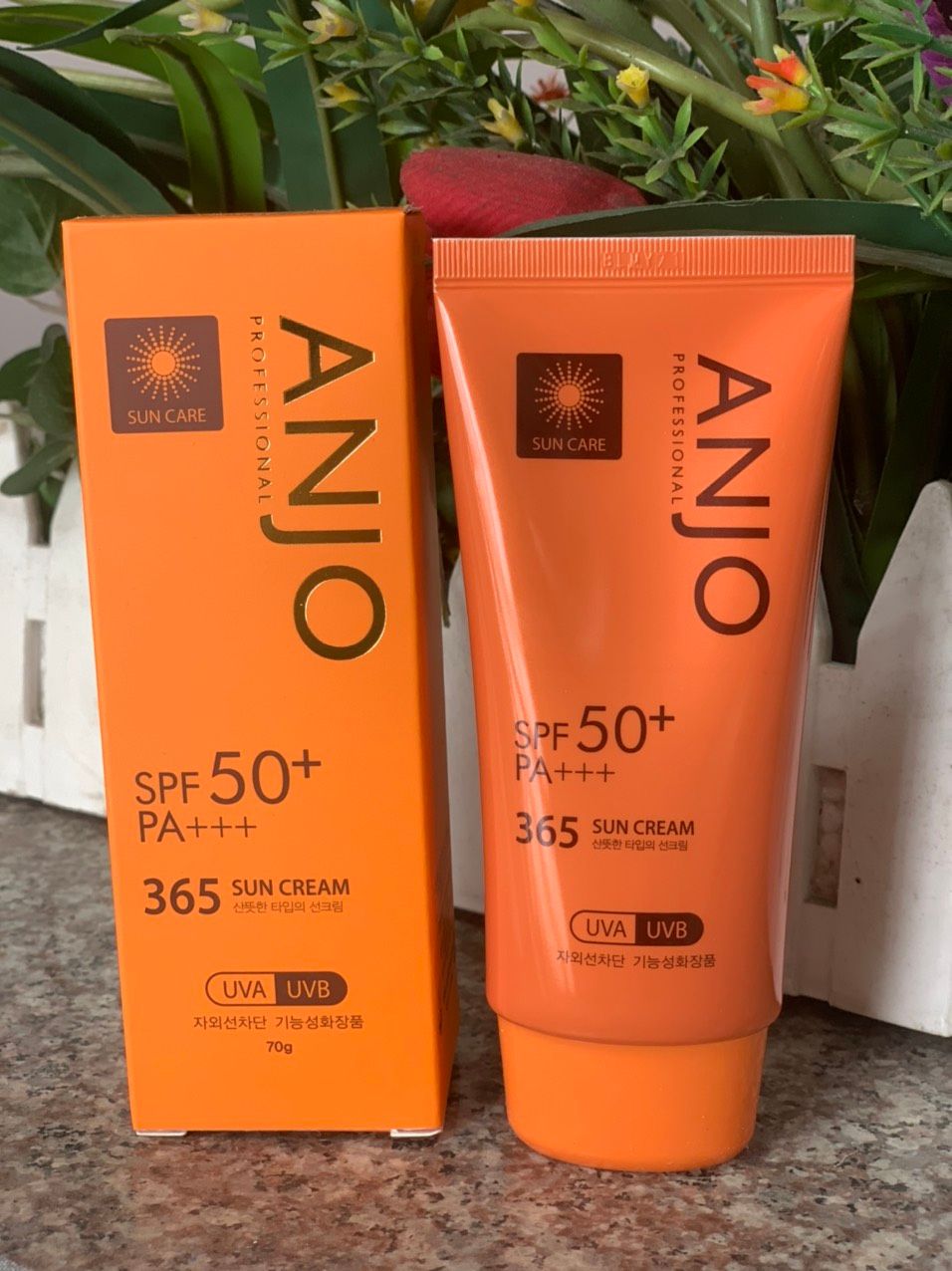 Kem chống nắng Anjo Professional SPF 50+PA+++ 365 Sun Cream hộp 1 tuýp ...