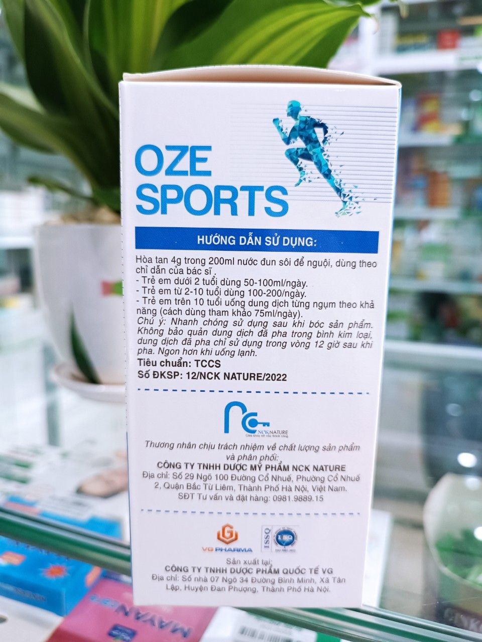 Bổ sung khoáng chất, điện giải OZE SPORTS Drink Powder (hương chanh ...