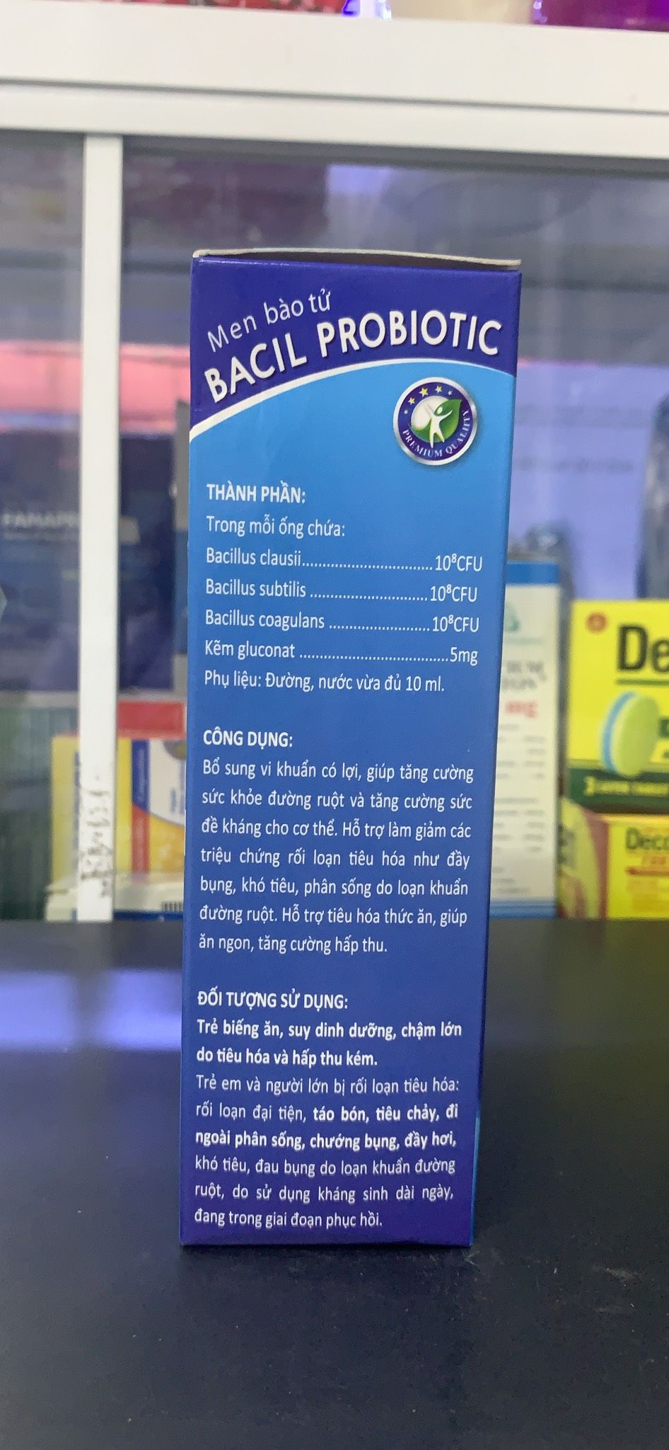 Men bào tử BACIL PROBIOTIC hộp 20 ống | Medigo