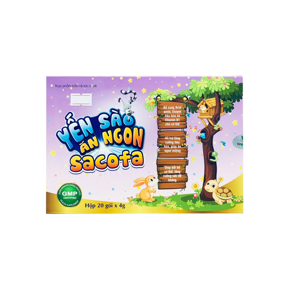 Bổ sung acid amin, tăng cường tiêu hóa Yến Sào Ăn Ngon Sacofa hộp 20 ...