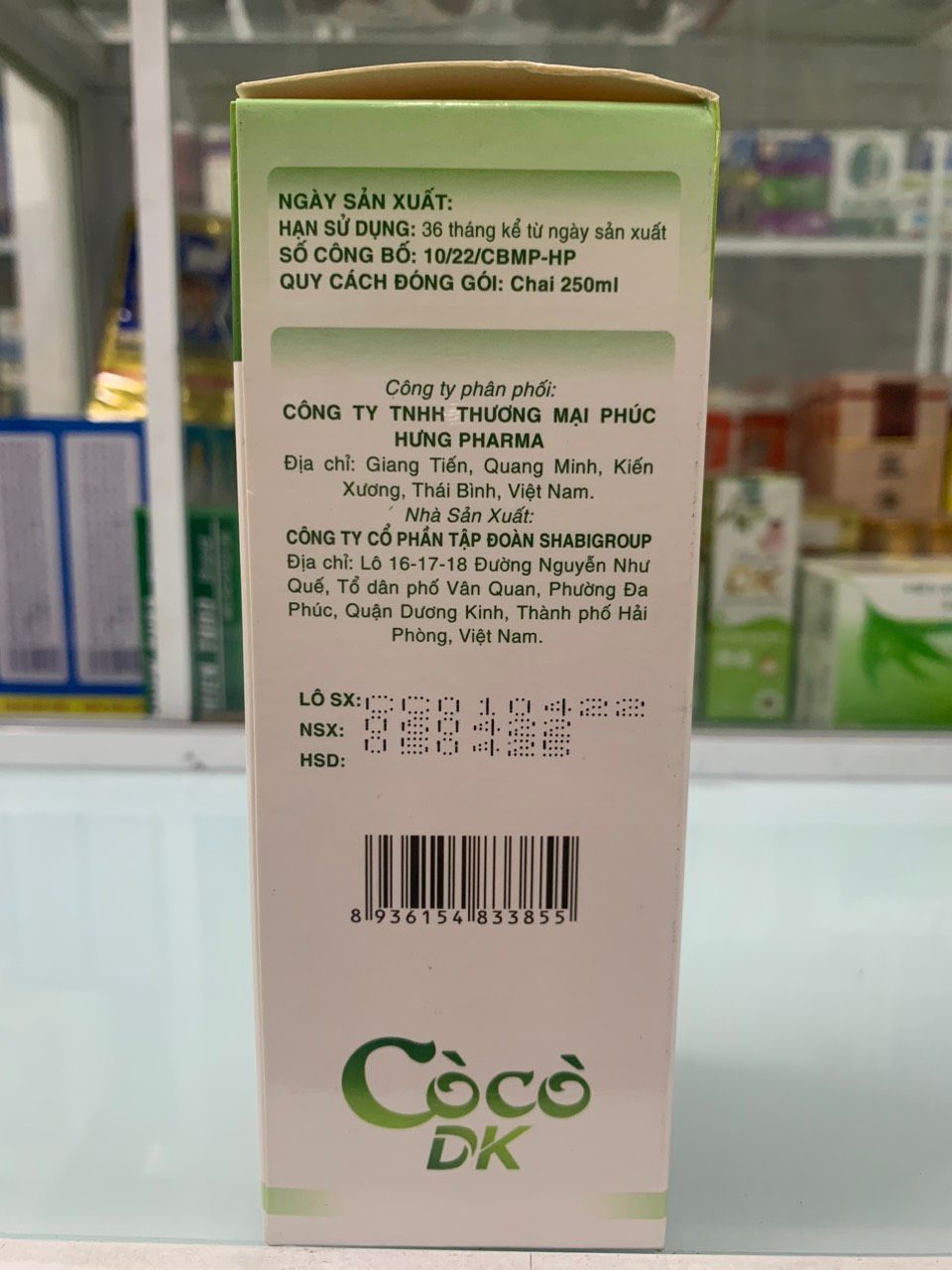 Tắm gội toàn thân Cò Cò DK hộp 1 chai 250ml | Medigo