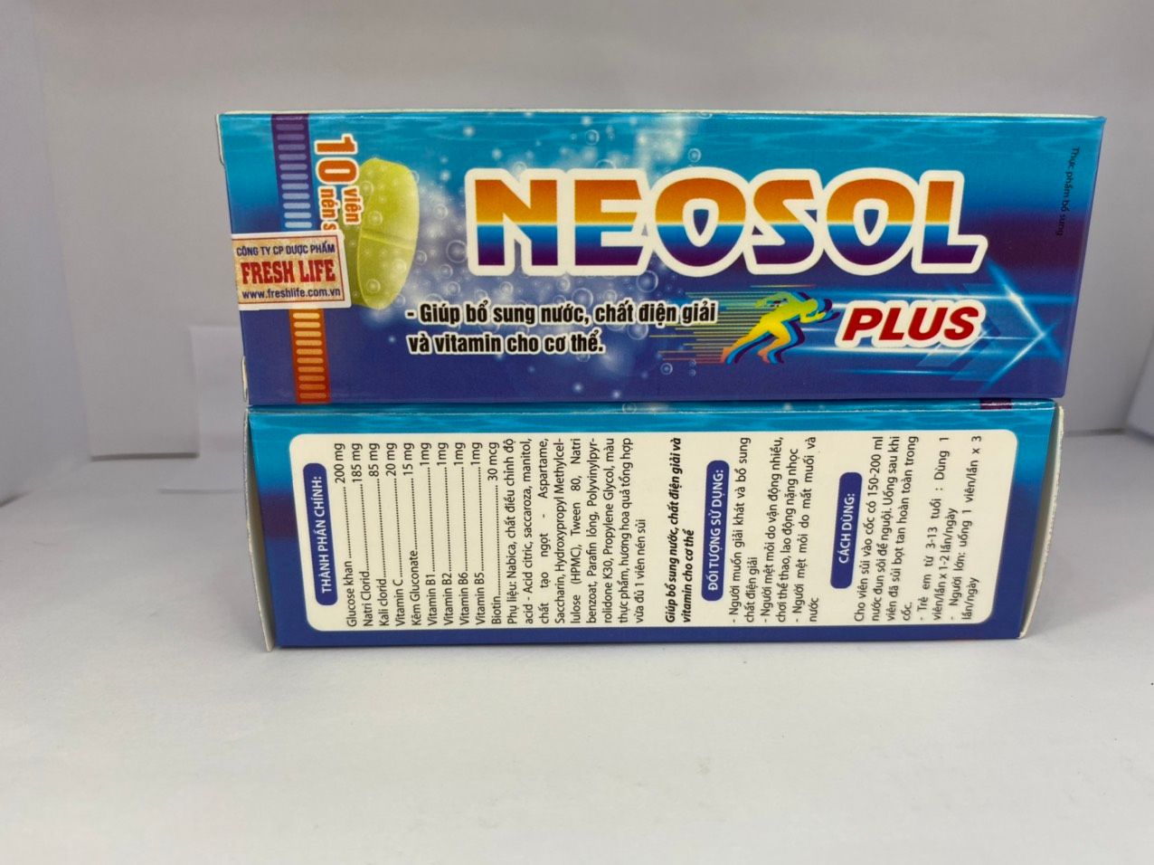 Viên sủi bổ sung điện giải NEOSOL PLUS hộp 1 tuýp 10 viên nén sủi | Medigo