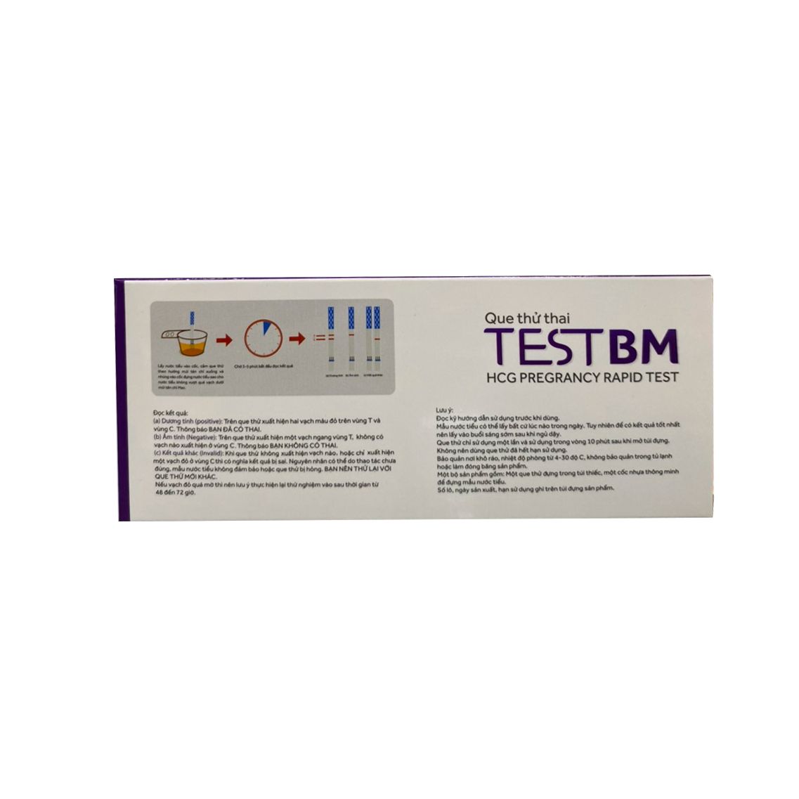 Que thử thai TEST BM HCG Pregrancy Rapid Test hộp 1 cái | Medigo