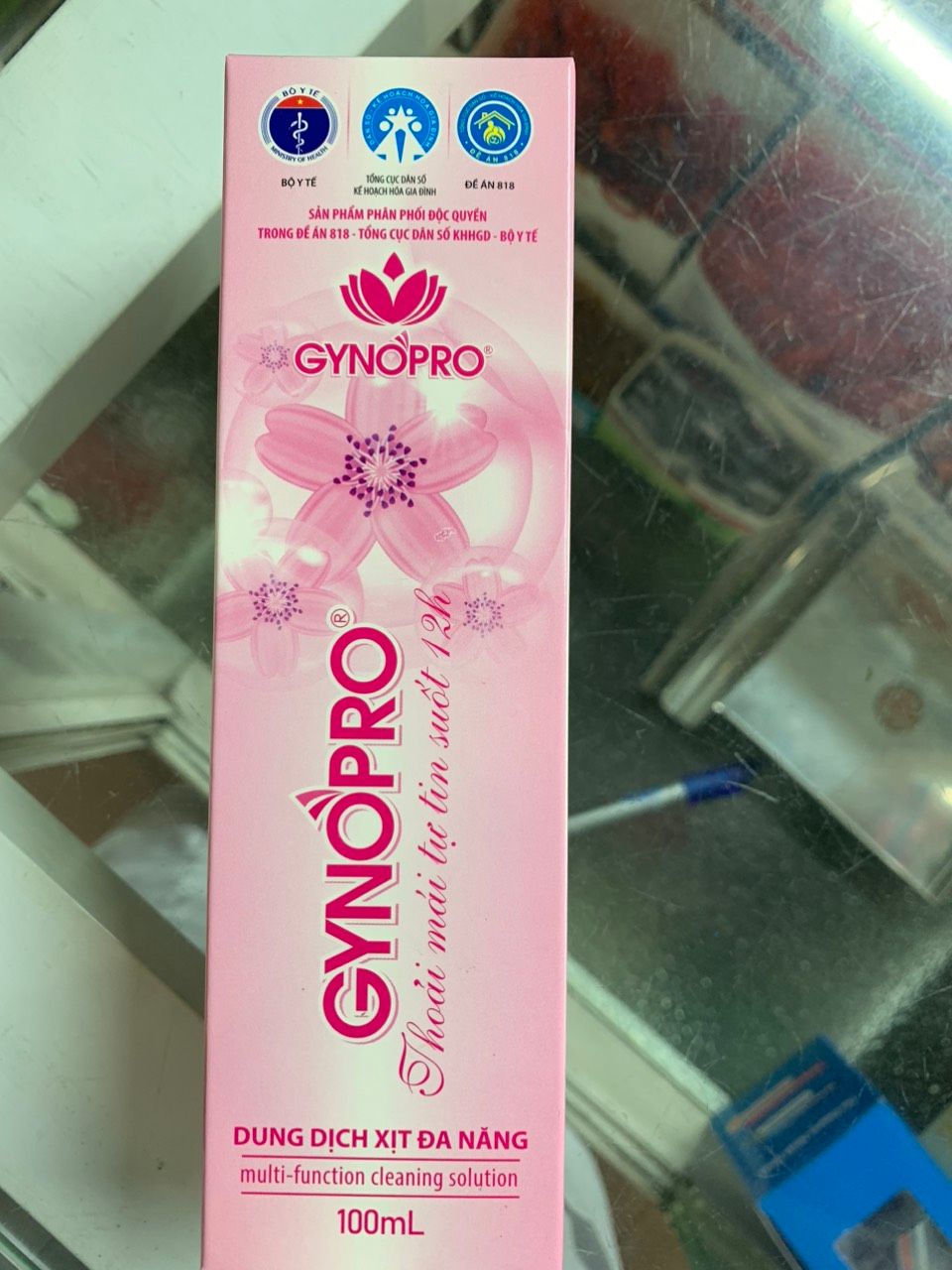 Dung dịch xịt đa năng Gynopro hộp 1 chai 100ml