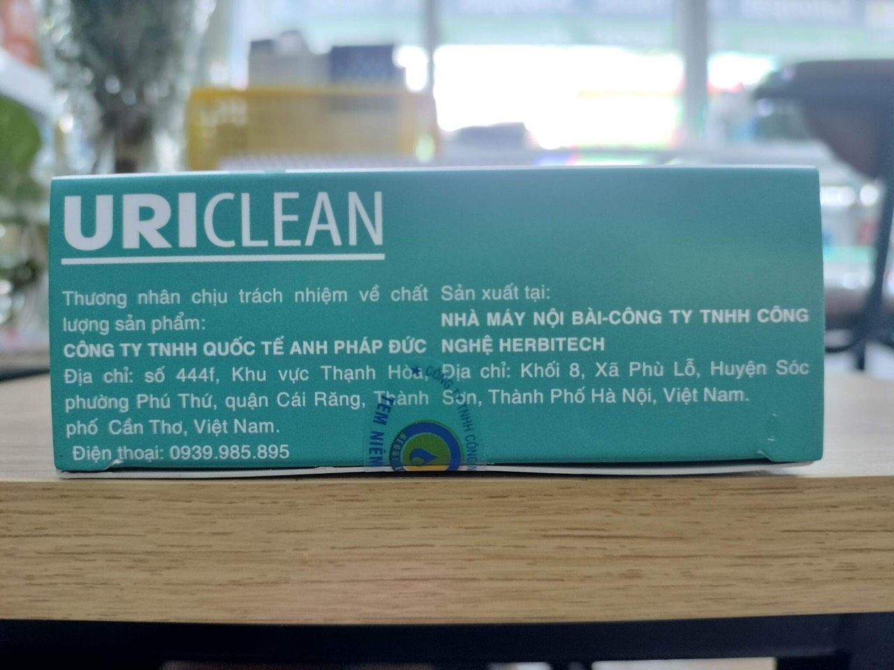 Giúp lợi tiểu, tăng bài tiết cặn sỏi URICLEAN APD International hộp 3 ...